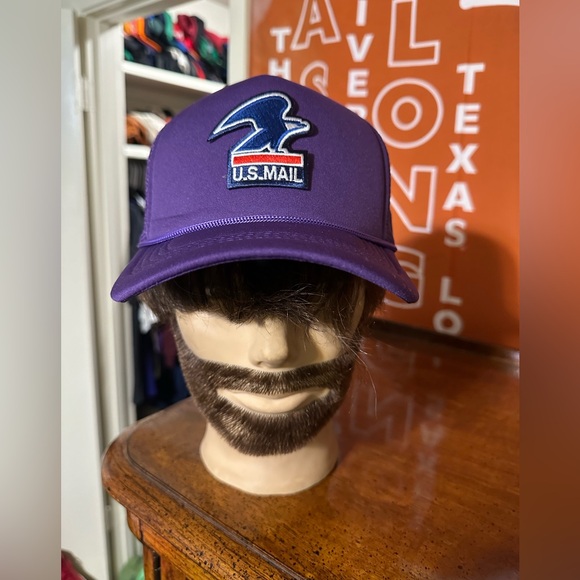 Accessories | Vintage Usps Mailman Purple Rain Hat 0s | Poshmark